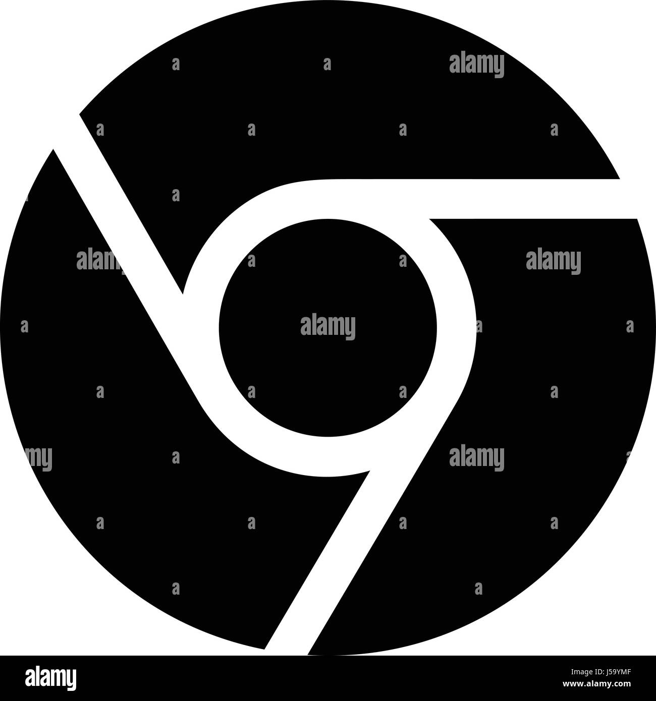 Logo google chrome Immagini Vettoriali Stock - Alamy