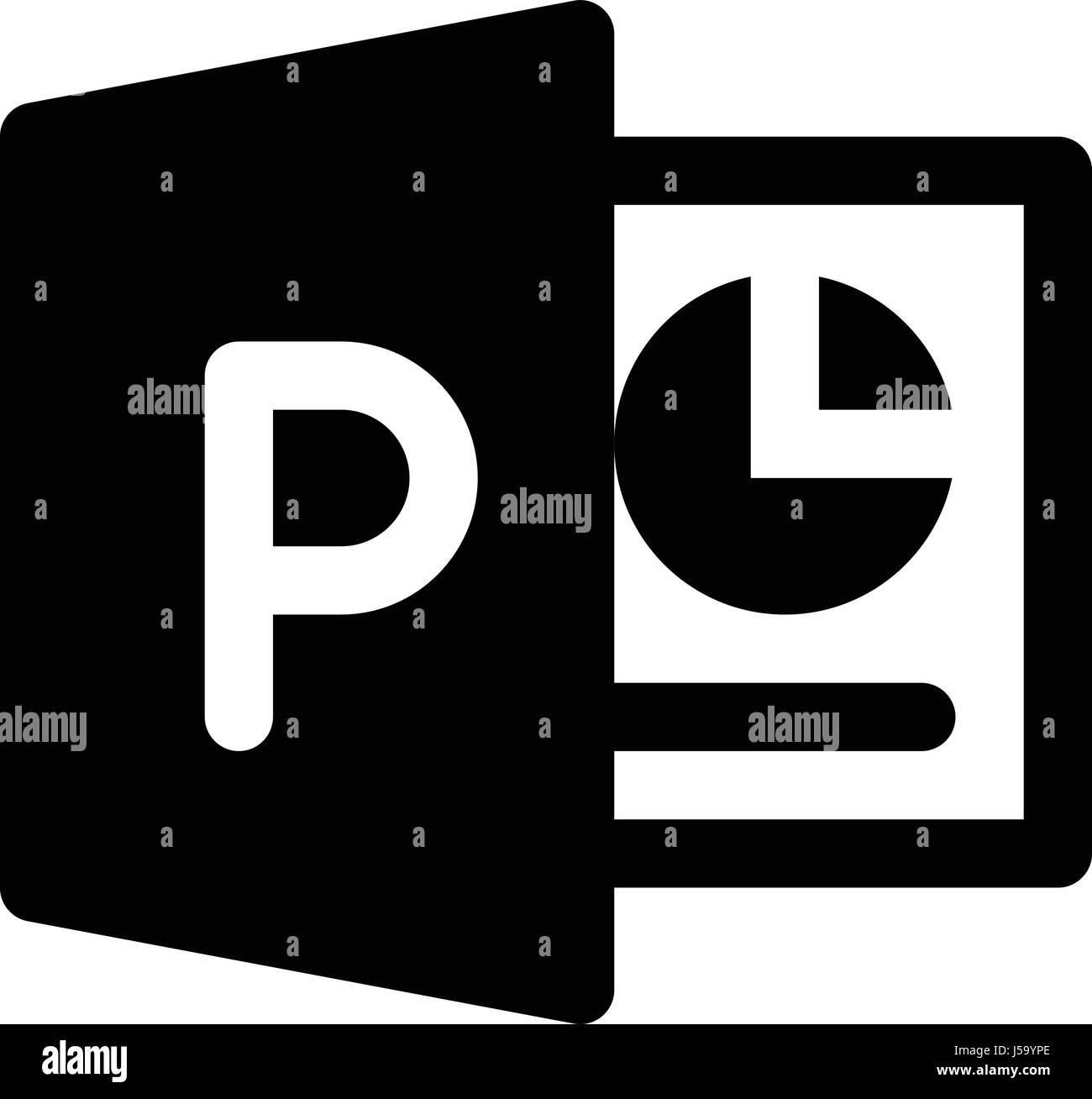 Logo powerpoint Immagini Vettoriali Stock - Alamy