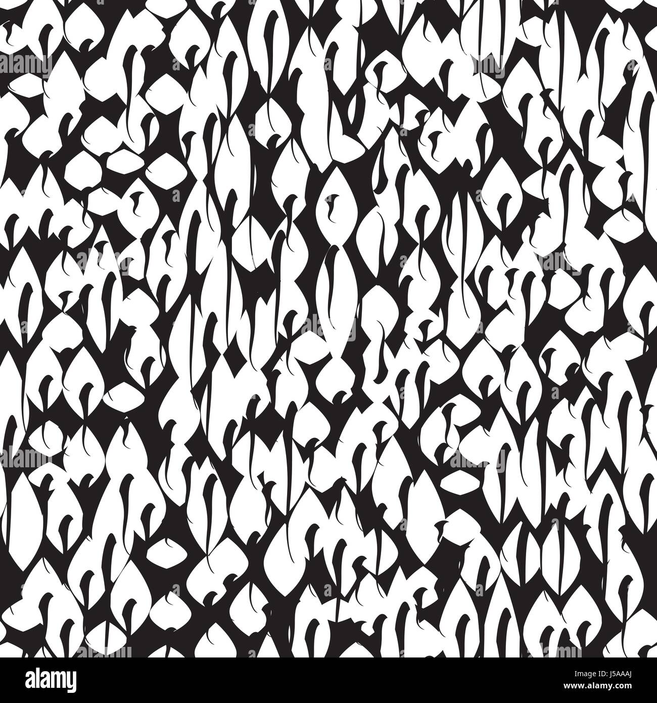 Abstract blot irregolari seamless pattern. maculato bianco e nero texture. motivo ornamentale ...