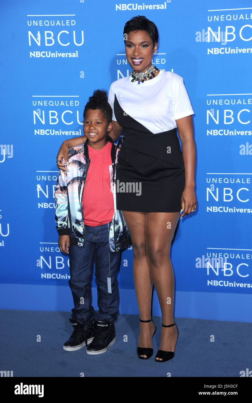 Jennifer hudson and david daniel otunga jr immagini e fotografie stock ...