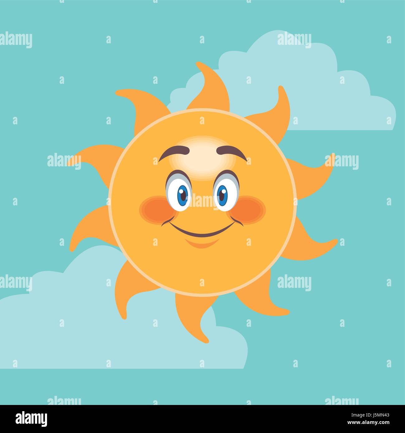 Sole fumetto immagini e fotografie stock ad alta risoluzione - Alamy