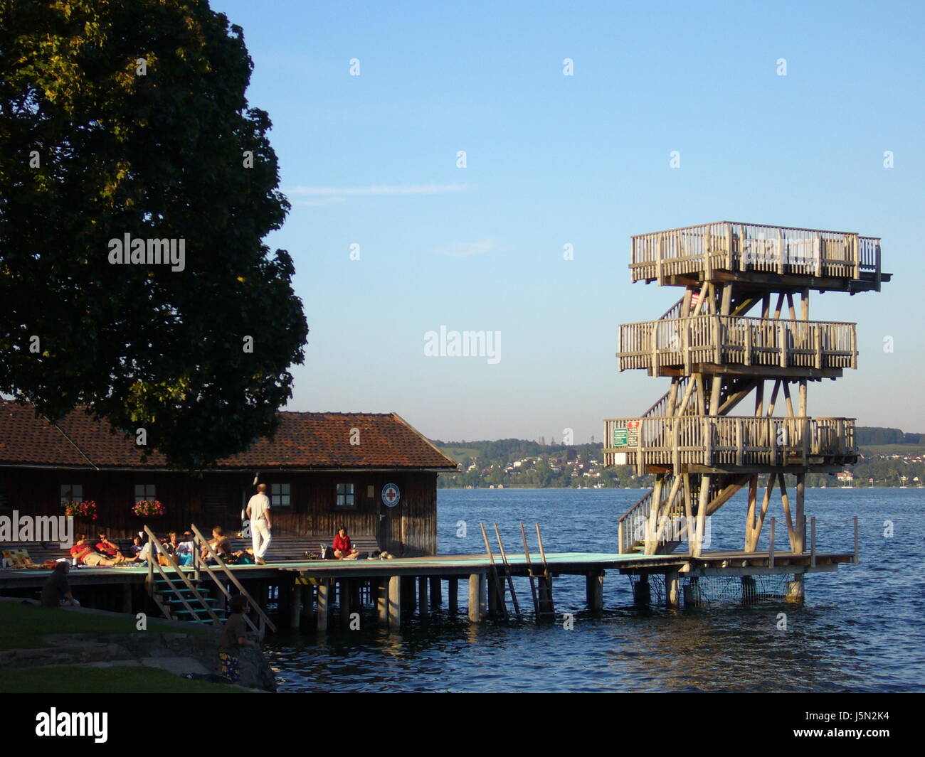 Spiaggia balneare di lido strandbad immagini e fotografie stock ad alta ...