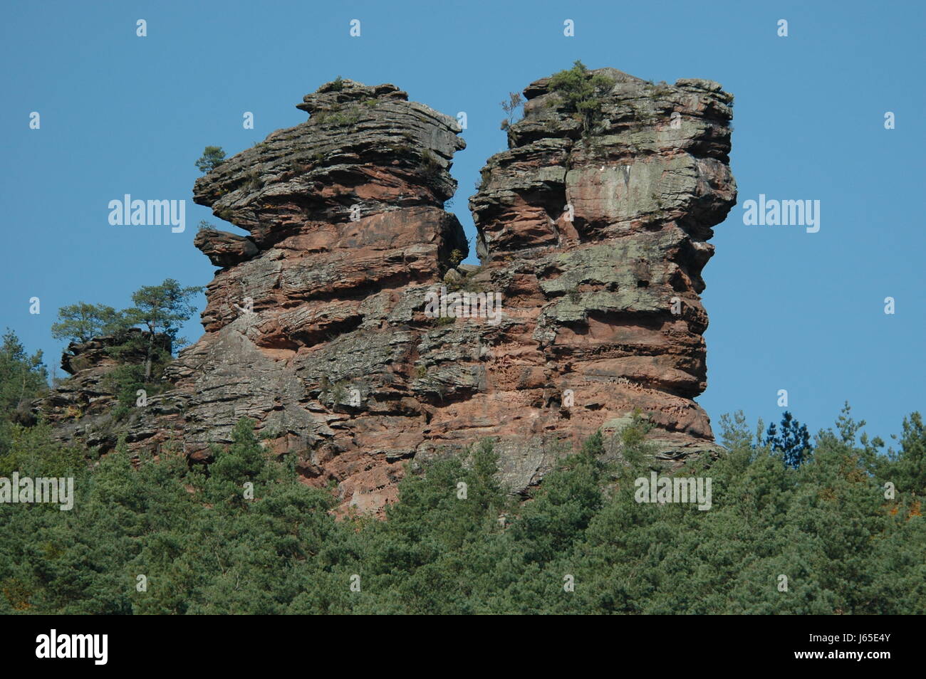 Rocce di arenaria nel dahner felsenland immagini e fotografie stock ad ...