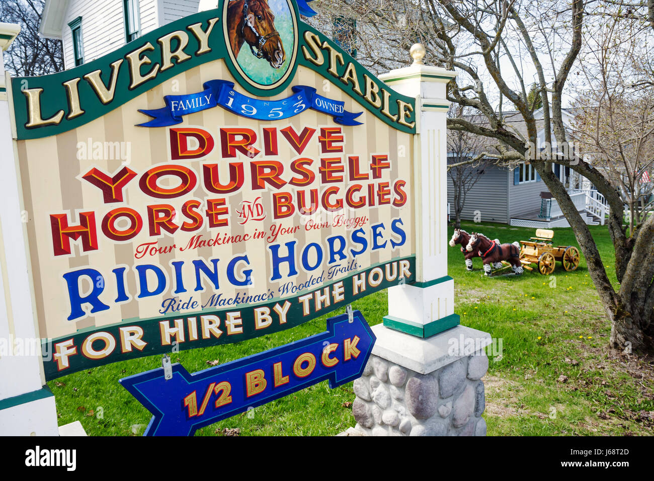 Mackinac Island Michigan, parchi statali storici Parco Mackinaw ...