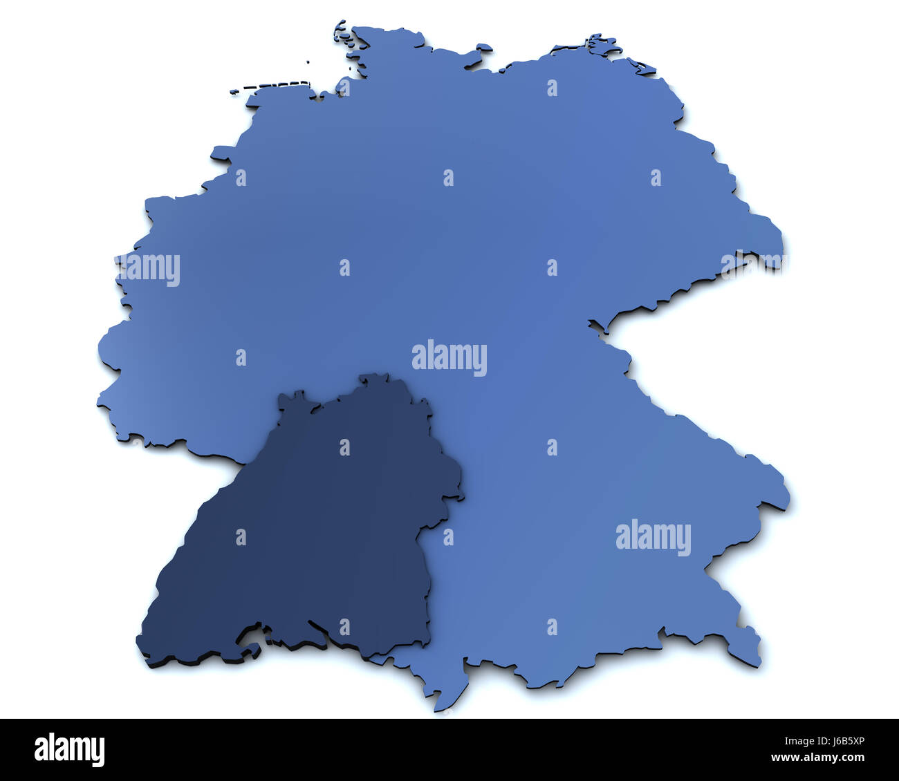 Card tedesco Germania Repubblica federale atlas mappa del mondo mappa ...