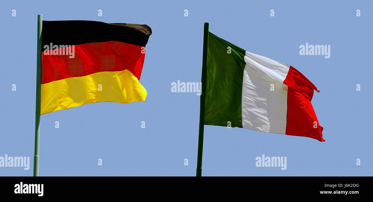 Bandiere i colori nazionali italia italia tedesco bandiere italiane di ...