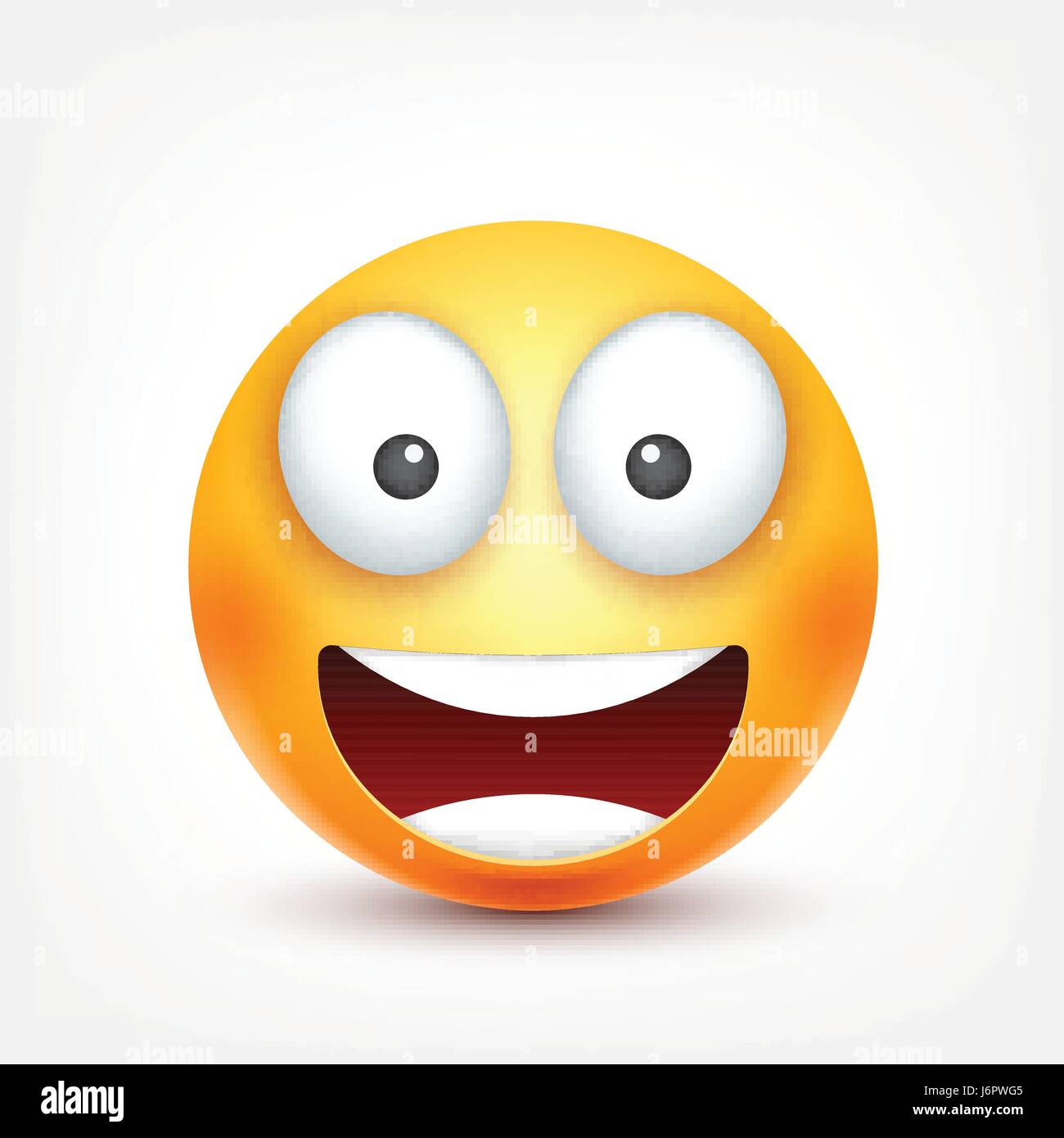 Emoticon smiley face yellow web Immagini Vettoriali Stock - Pagina 2 ...