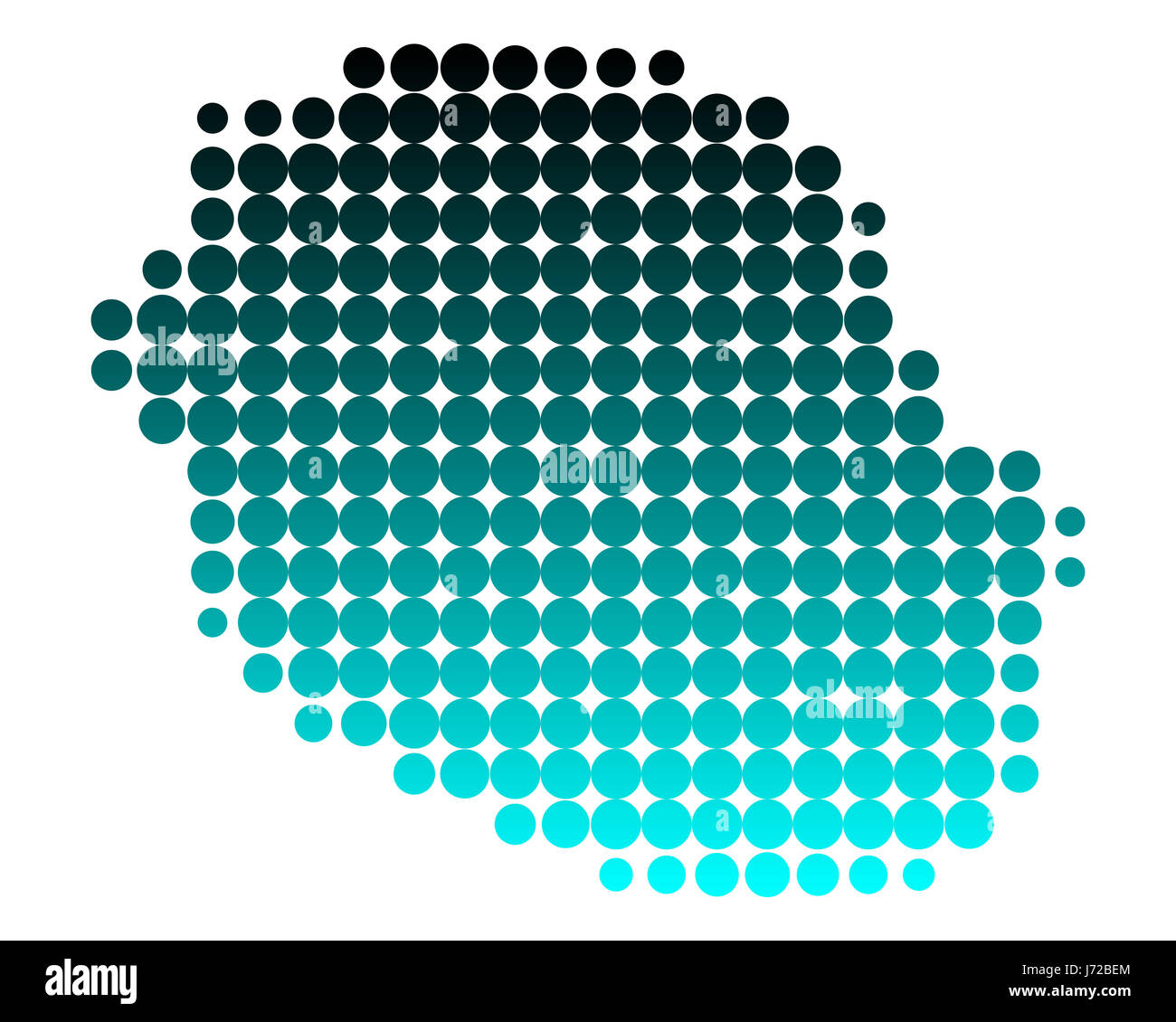 Blue cerchio verde turchese scheda dot atlas mappa del mondo mappa ...