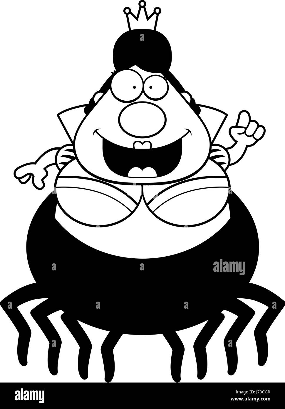 Regina dei ragni Immagini Vettoriali Stock - Alamy