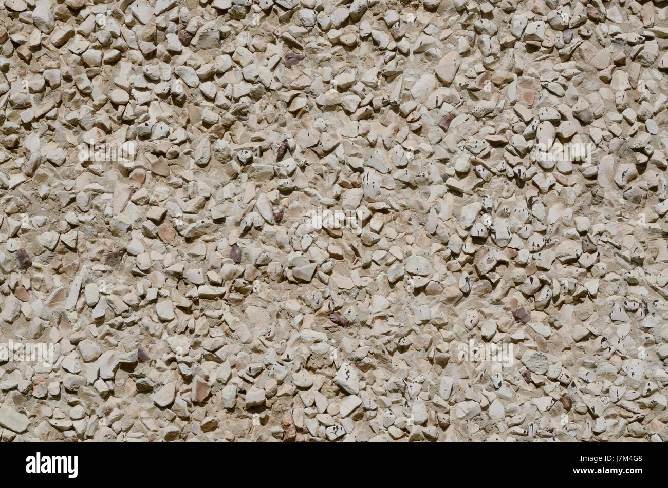 Superficie di ghiaia. Ghiaia bianca texture. Sfondo di pietra. Abstract ...