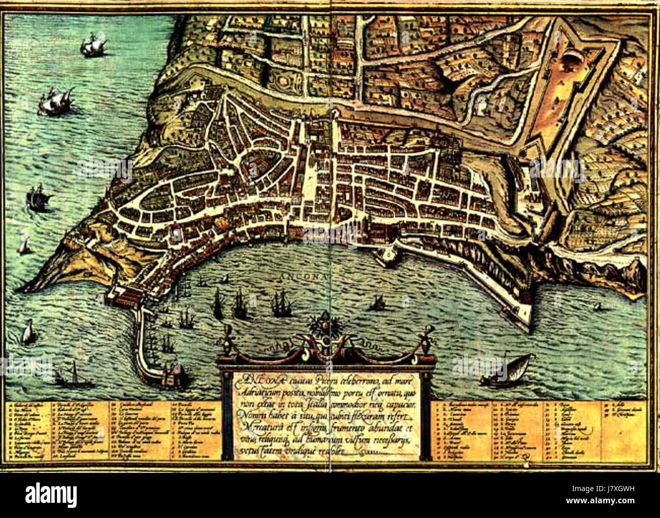 Map of ancona immagini e fotografie stock ad alta risoluzione - Alamy