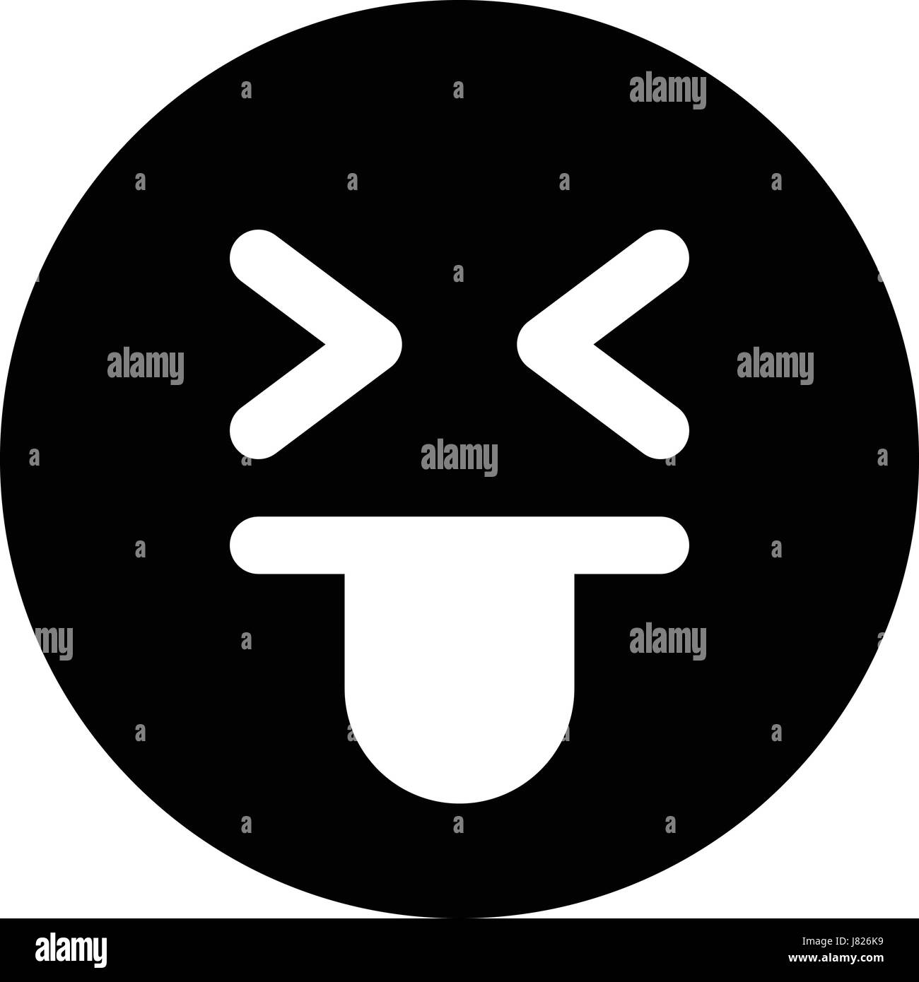 Goofy emoji immagini e fotografie stock ad alta risoluzione - Alamy