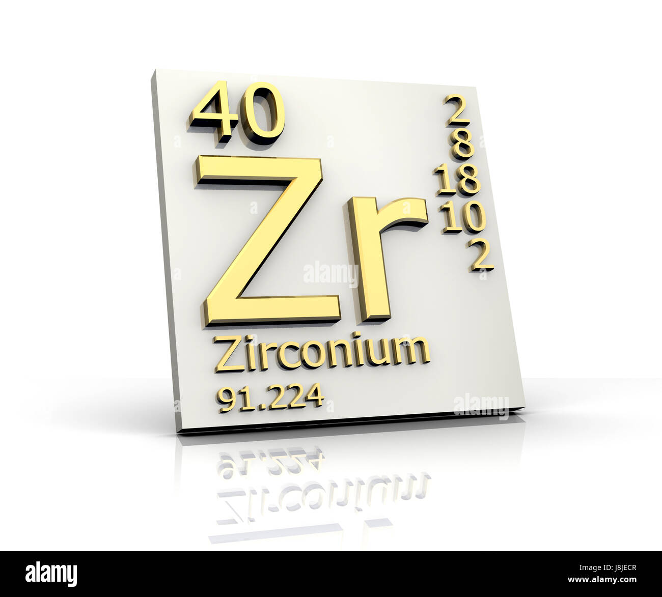 Bordo, elemento, nucleare, periodico, periodica, zirconio, tabella ...