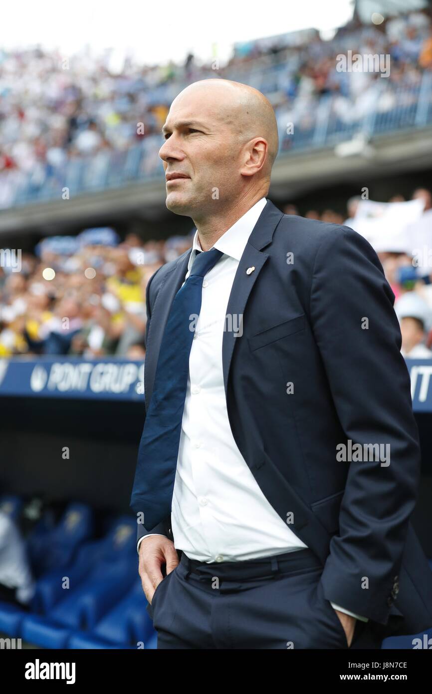 Zinedine Zidane (reale), 21 maggio 2017 - Calcio : spagnolo "La Liga ...