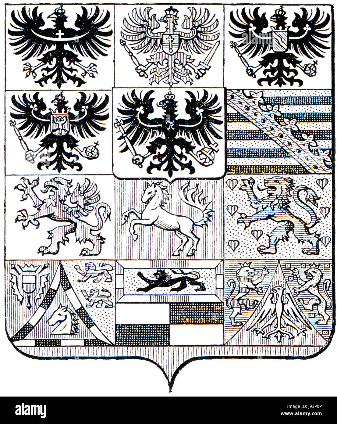 Hohenzollern coat of arms immagini e fotografie stock ad alta ...