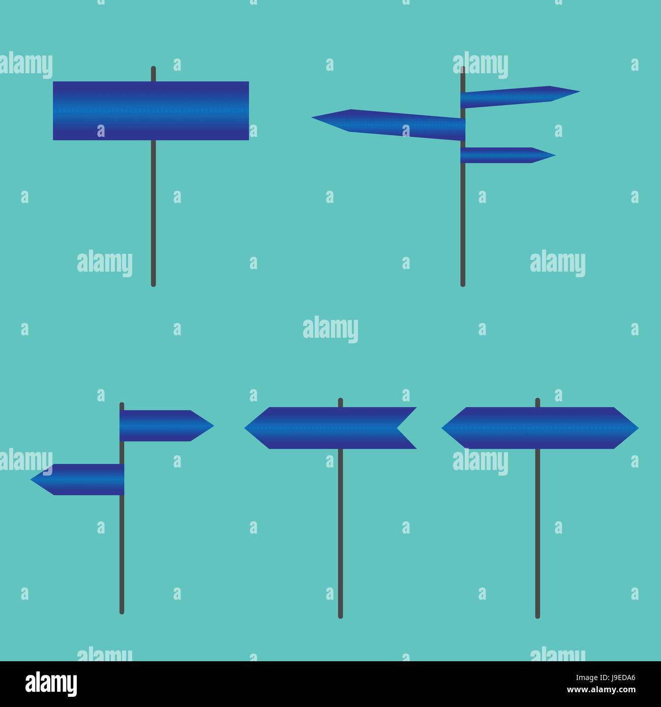 Segnaletica stradale in metallo Immagini Vettoriali Stock - Pagina 2 ...