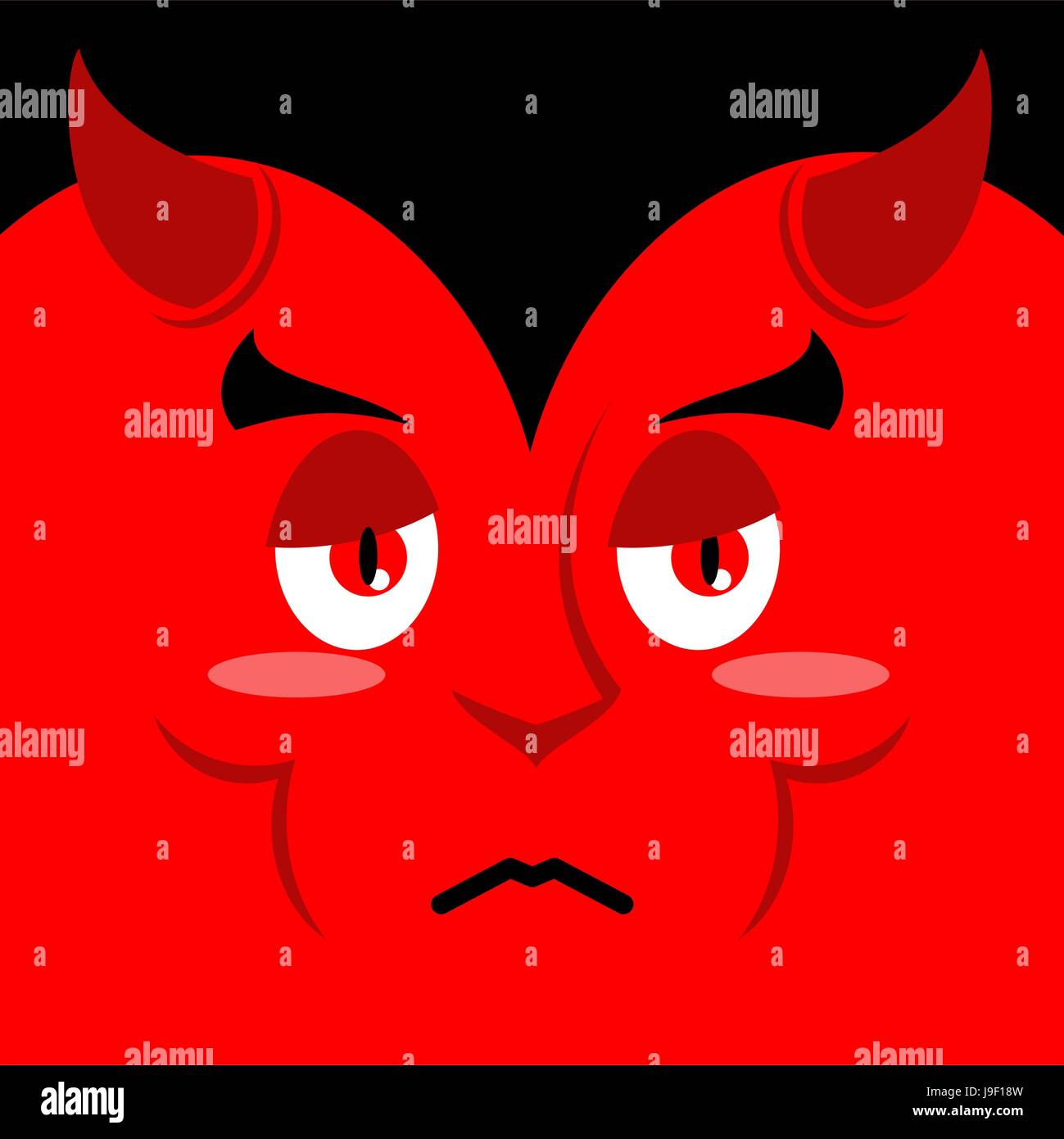 Triste satana Immagini Vettoriali Stock - Alamy