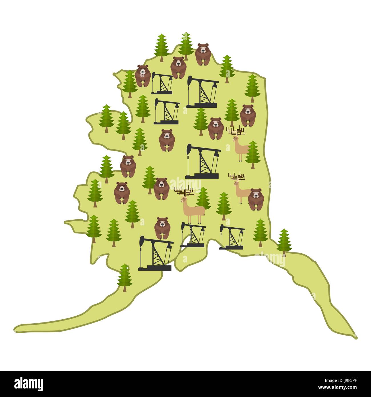 Mappa di alci immagini e fotografie stock ad alta risoluzione - Alamy