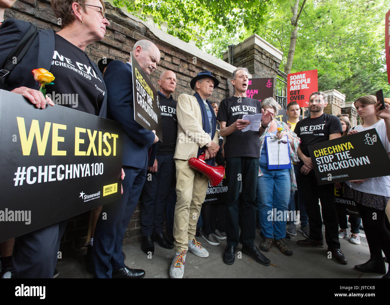 Rally di amnistia a londra immagini e fotografie stock ad alta ...