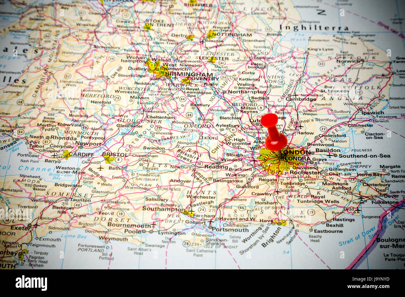 Mappa stradale di londra immagini e fotografie stock ad alta ...