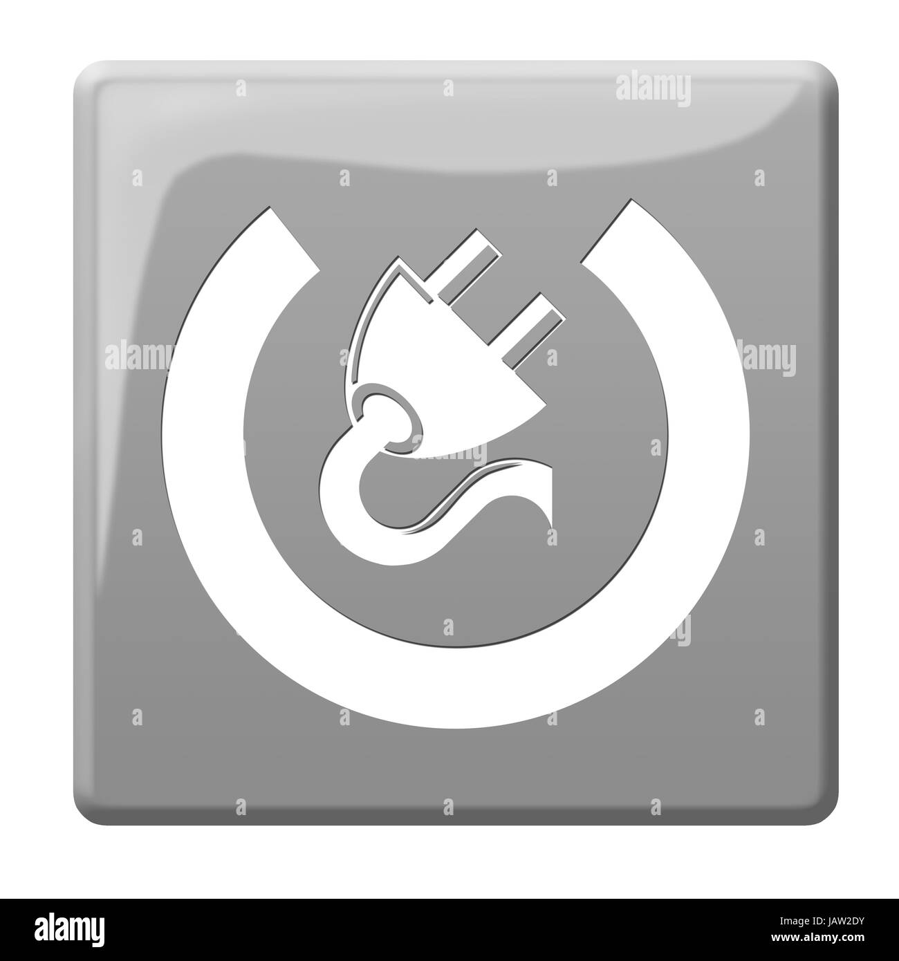 Símbolo de los costos de electricidad Foto e Immagini Stock in Bianco e ...