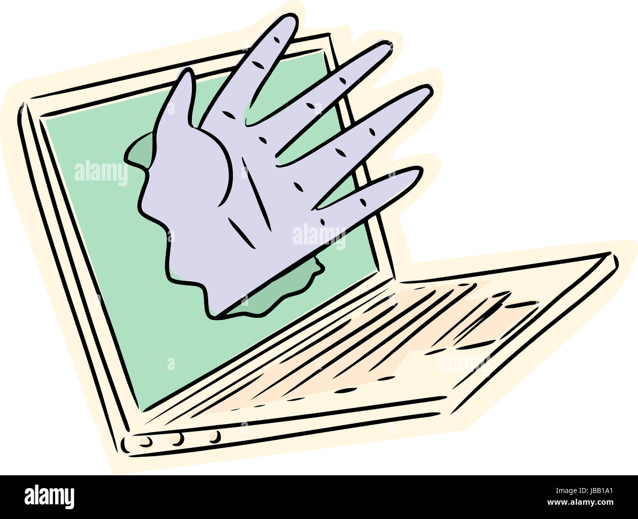 Schermo Rotto Del Computer Immagini e Fotos Stock - Alamy