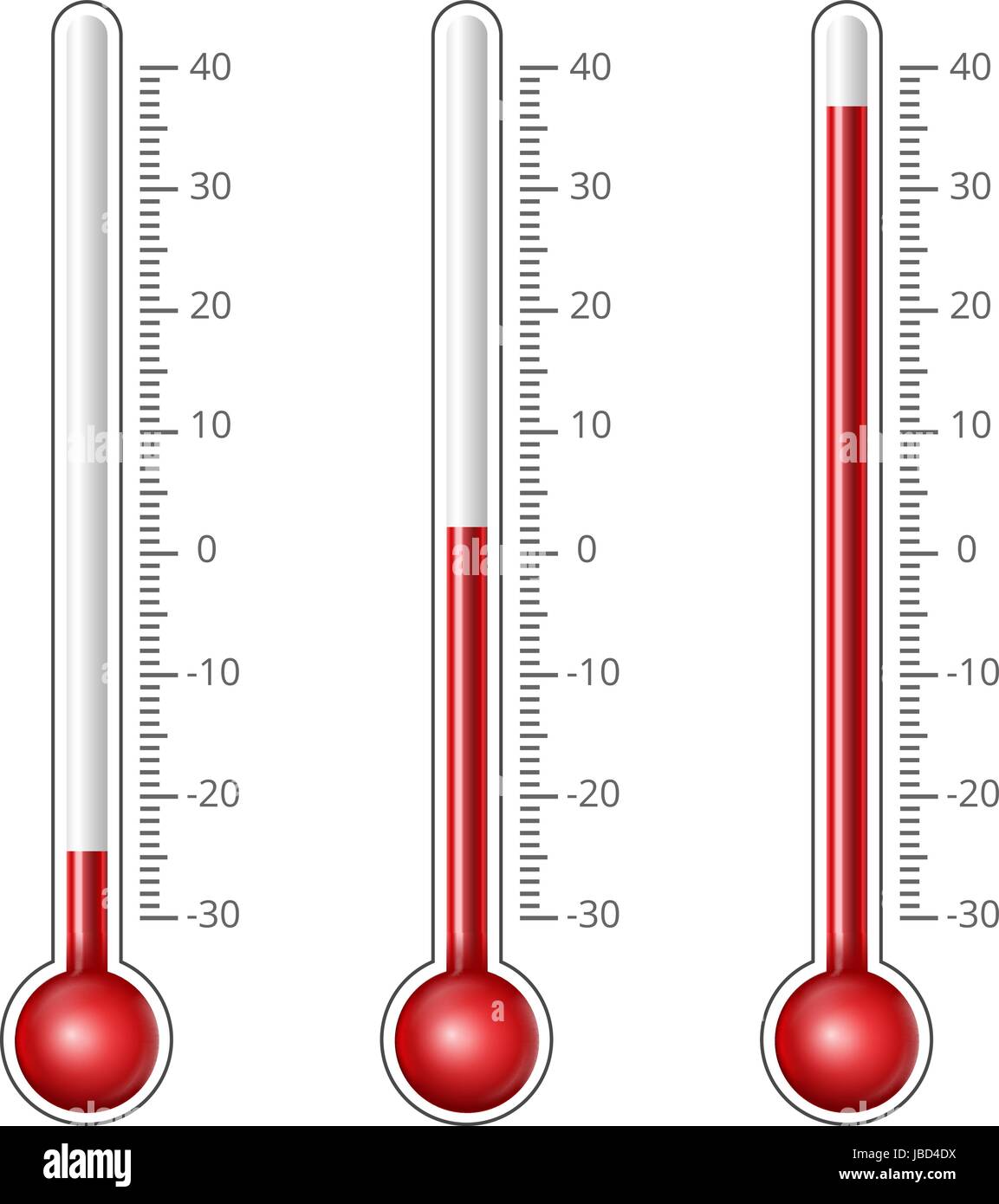 Termometri a mercurio Immagini Vettoriali Stock - Alamy