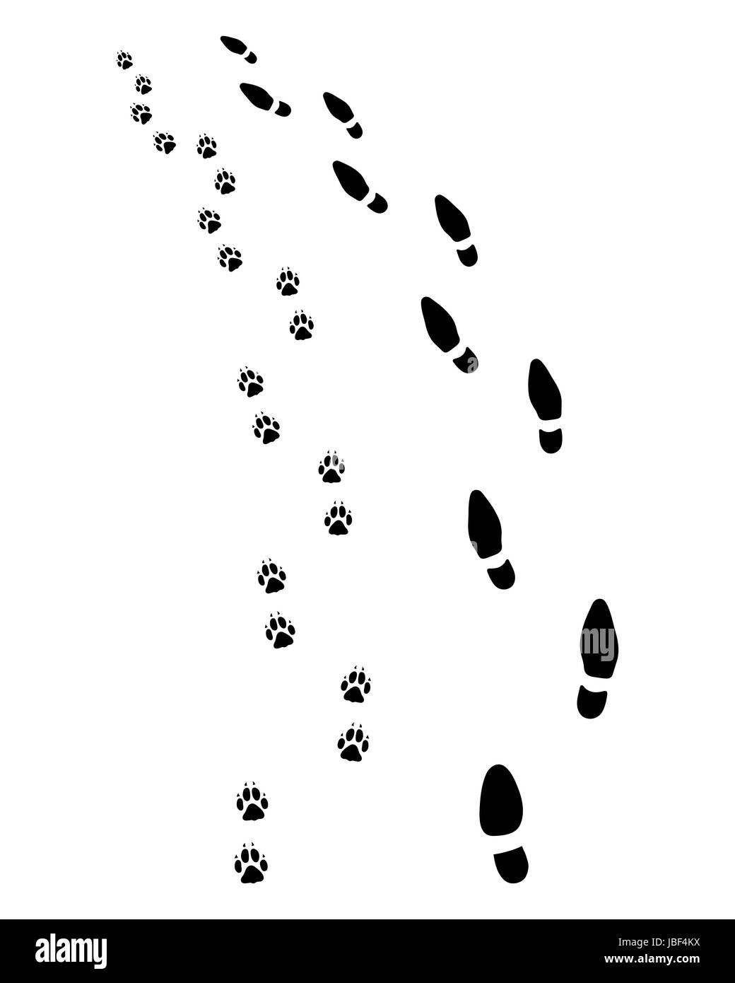 Sagoma di cane uomo Foto e Immagini Stock in Bianco e Nero - Pagina 2 ...