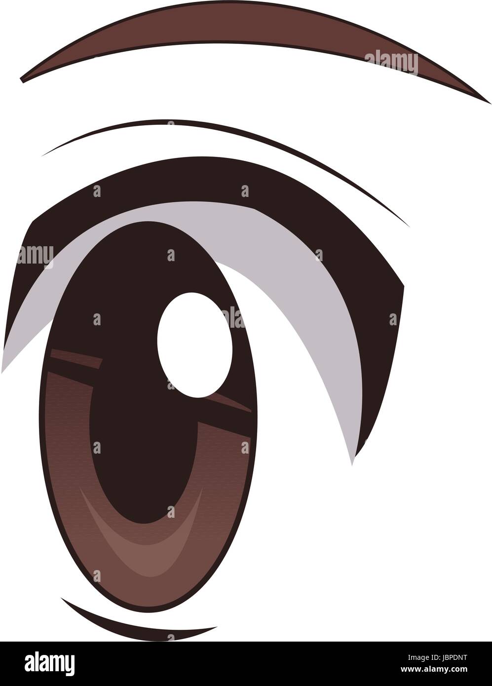 Anime eye manga comic expression immagini e fotografie stock ad alta ...