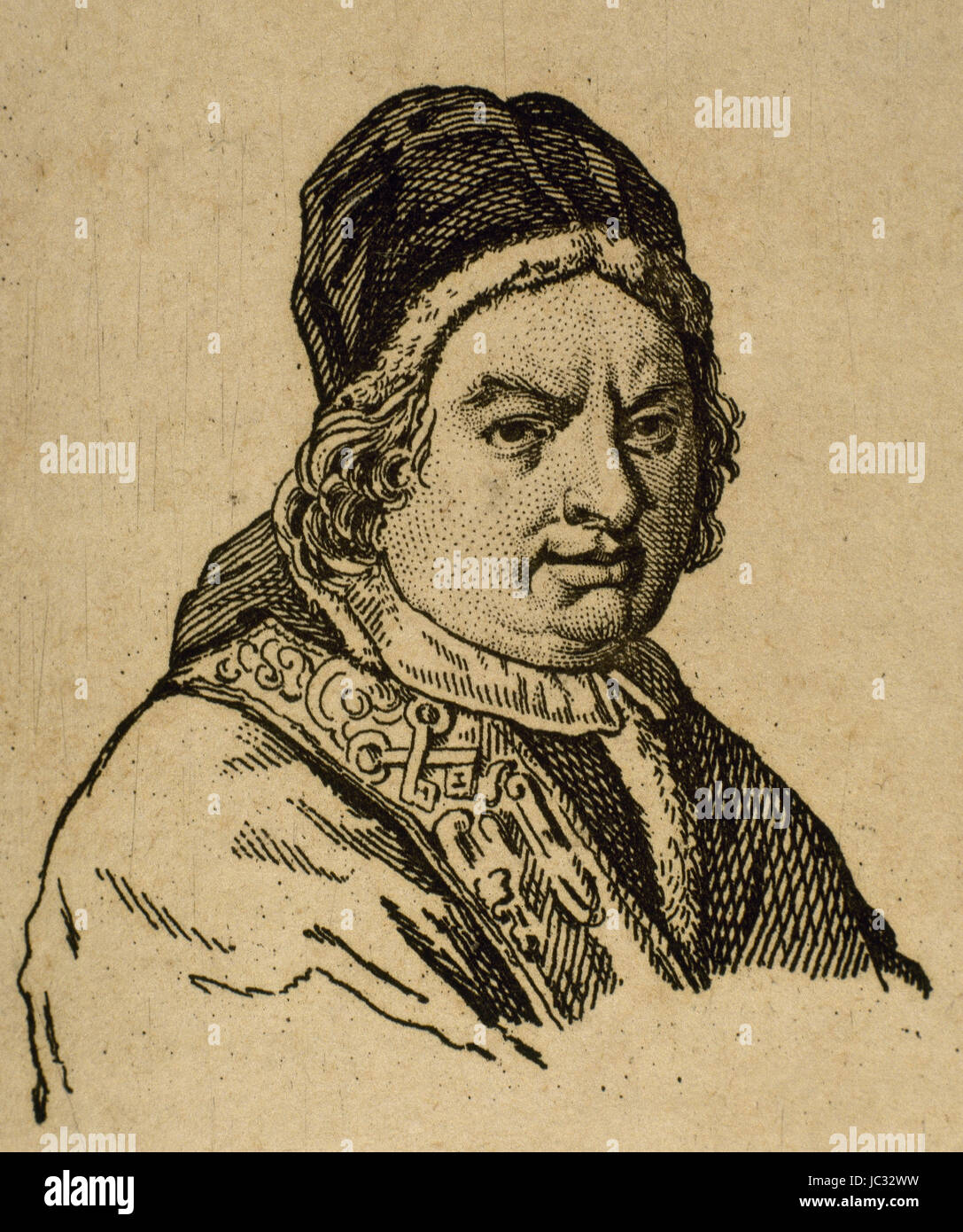 Benedetto XIV (1675-1758). Papa italiano (1740-1758), nato Prospero ...