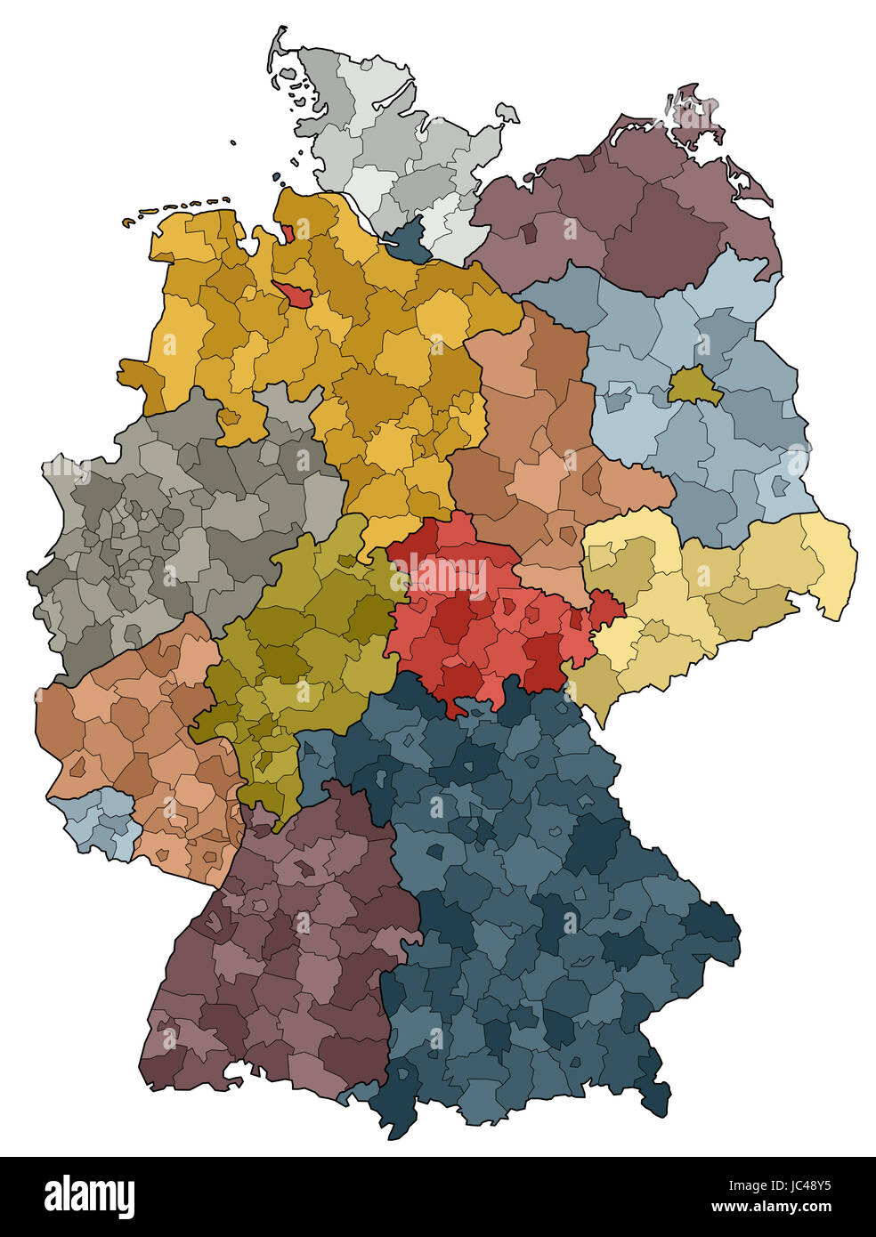 Mappa di schleswigholstein immagini e fotografie stock ad alta ...