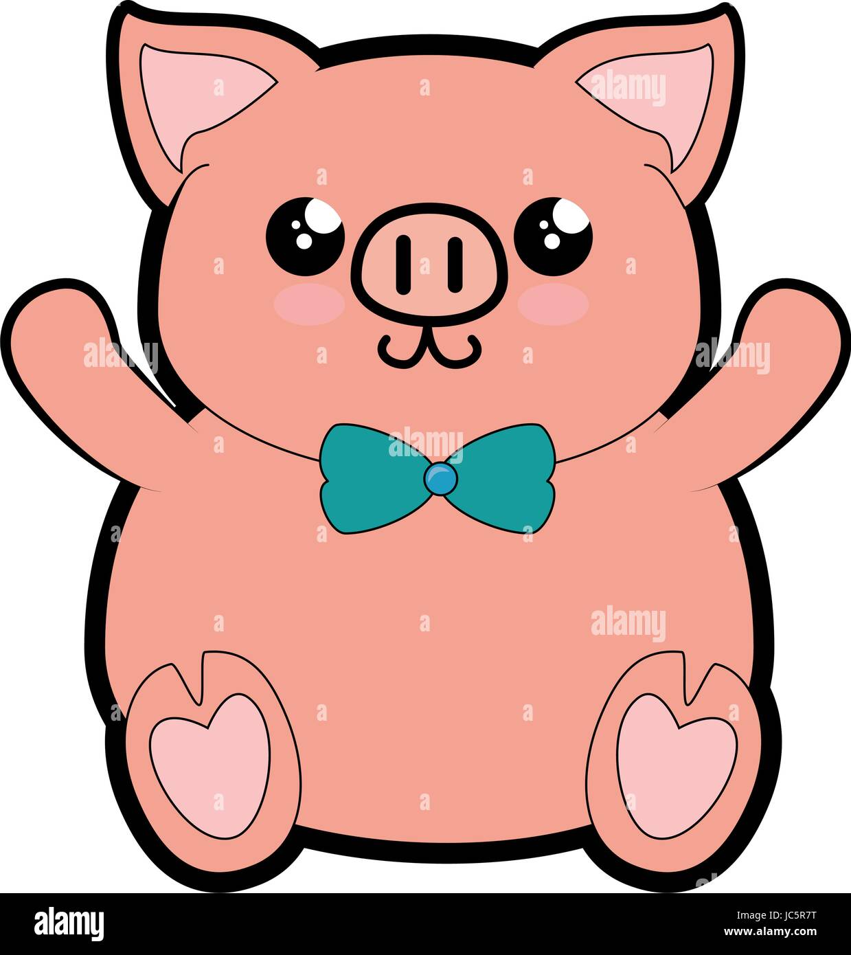 Pig Kawaii Cartoon Immagini & Pig Kawaii Cartoon Fotos Stock - Alamy
