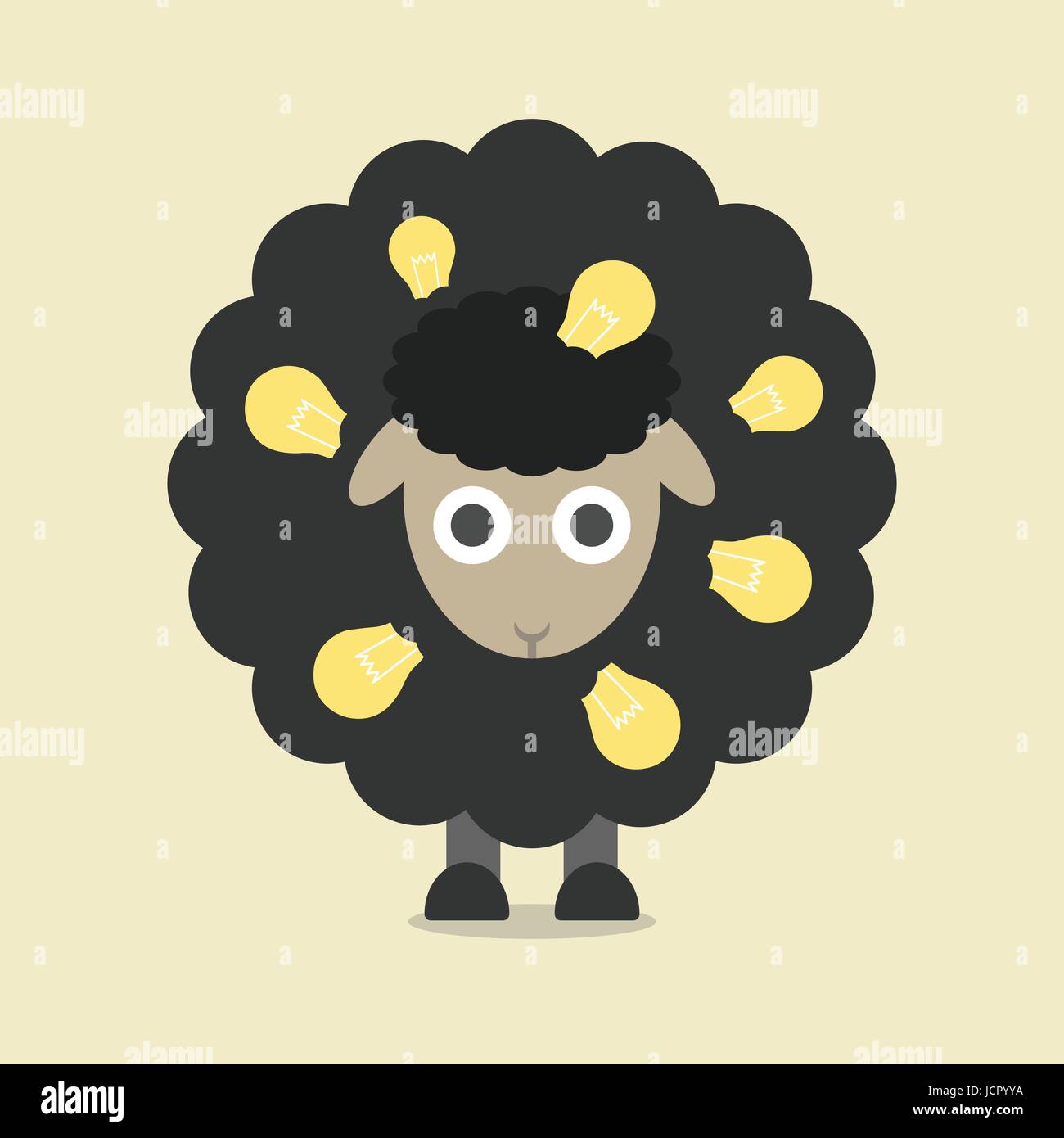 Pecora nera Immagini Vettoriali Stock - Alamy