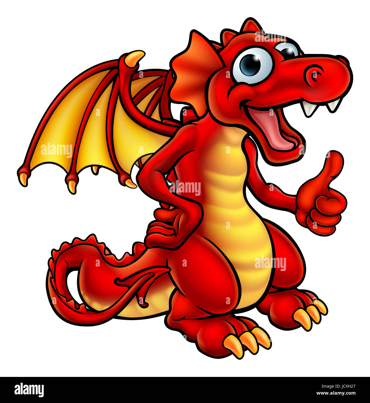 Simpatico Disegno Di Un Drago