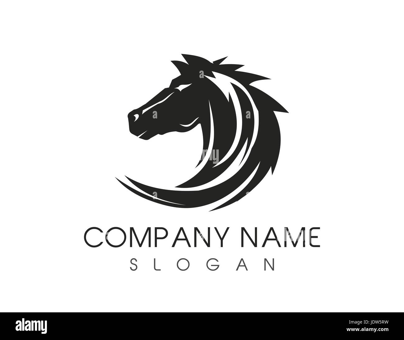 Cavallo stilizzato Immagini Vettoriali Stock - Alamy