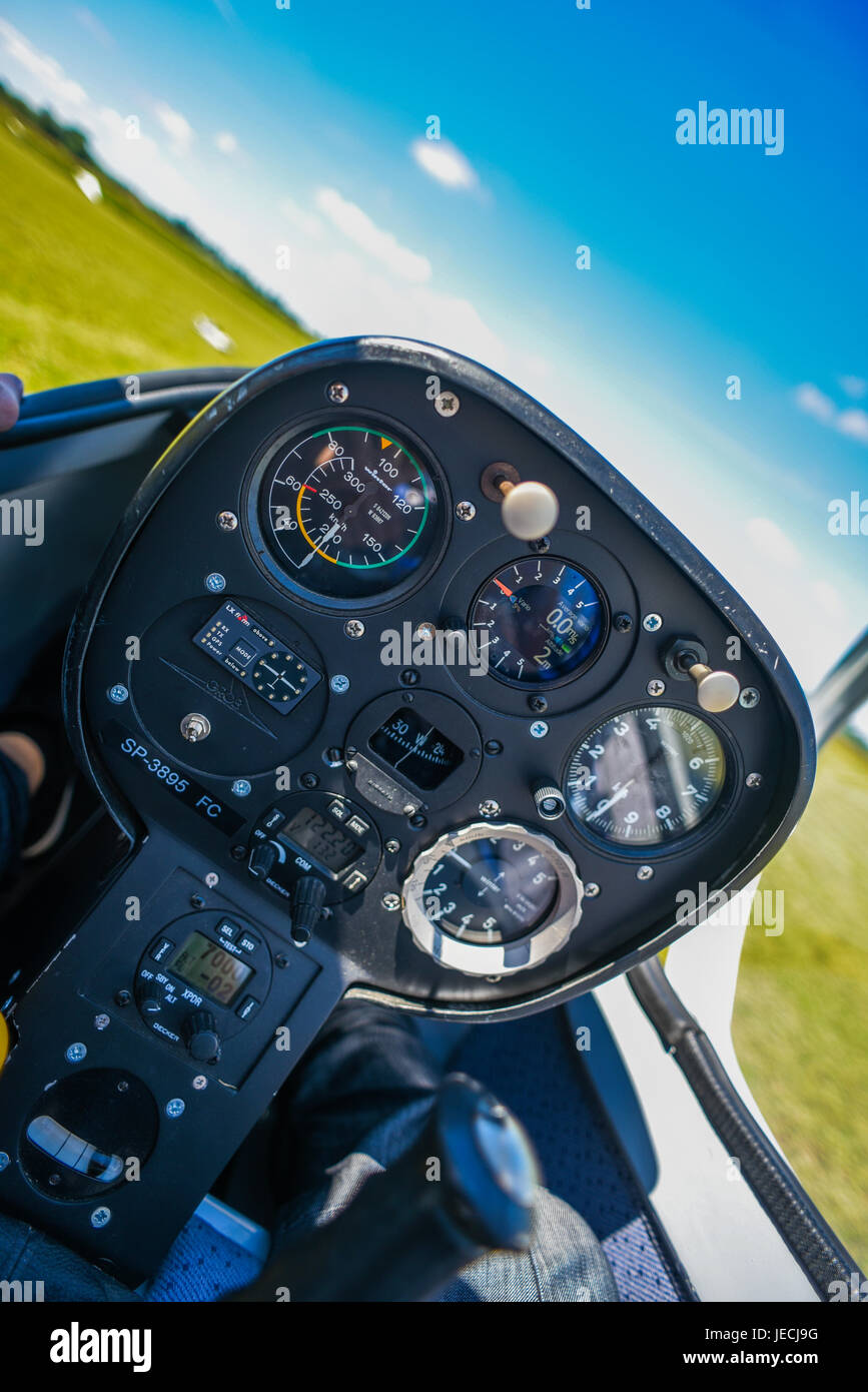 Glider cockpit sailplane immagini e fotografie stock ad alta ...