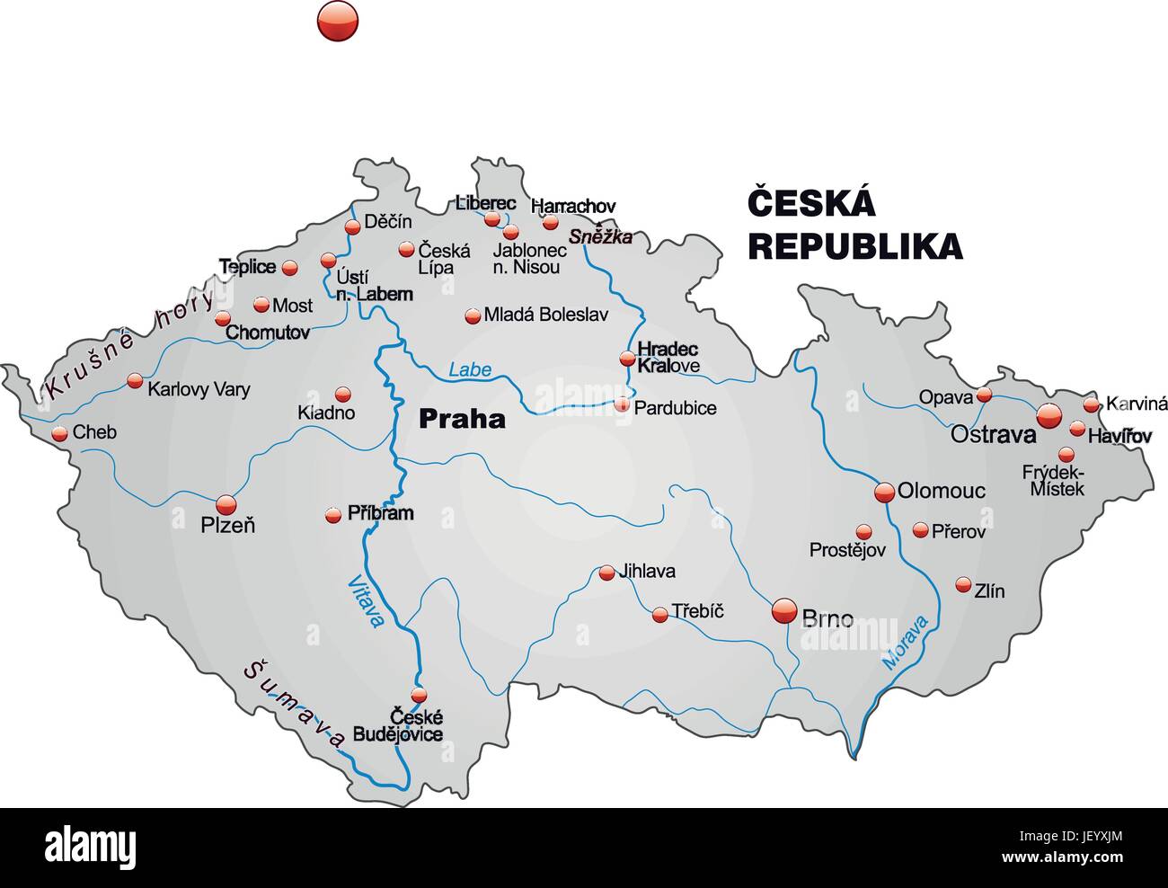 Scheda, contorno, Cechia, frontiere, Atlas, mappa del mondo, mappa ...