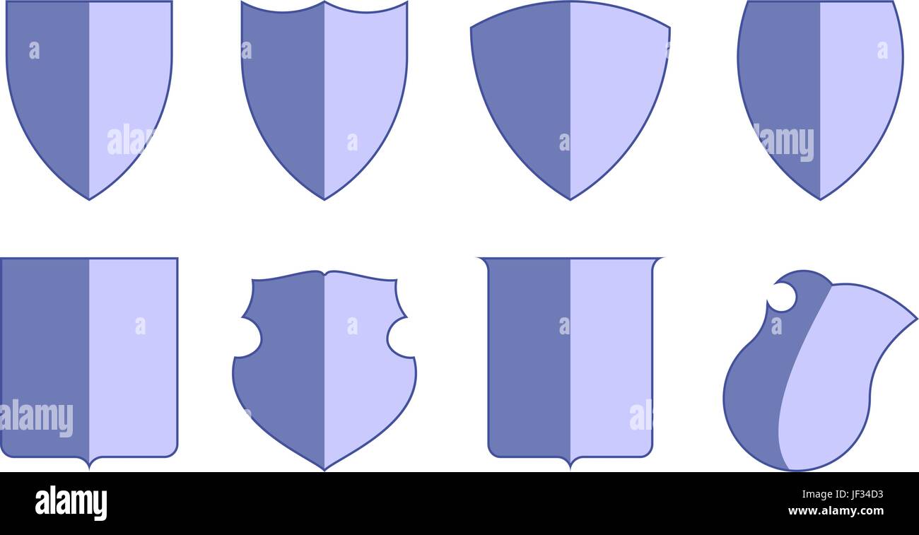 Stemma araldico medievale Immagini Vettoriali Stock - Alamy