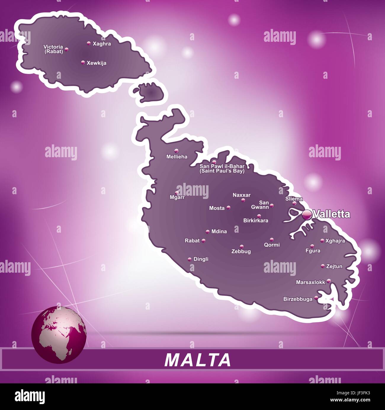 Mappa di malta Immagini Vettoriali Stock - Alamy