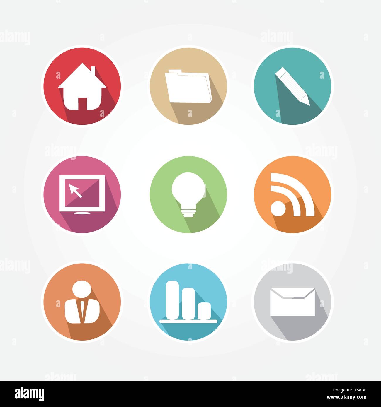 Uomo al computer stilizzato Immagini Vettoriali Stock - Alamy