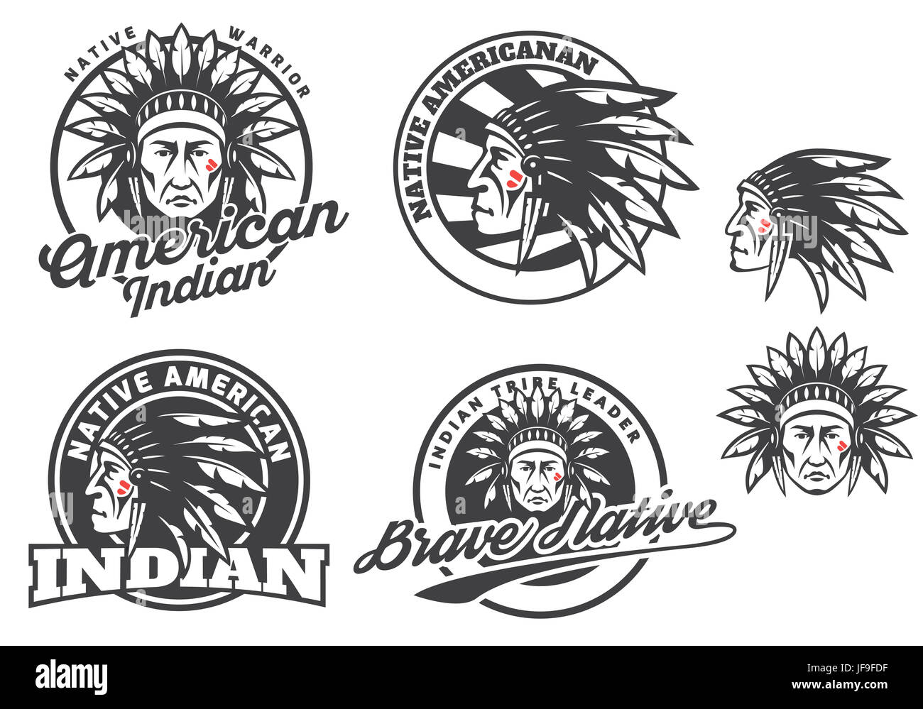 Red Indian Logo