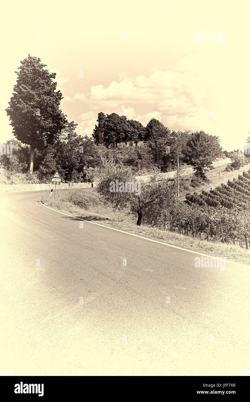 Vigneti del cartello stradale immagini e fotografie stock ad alta ...