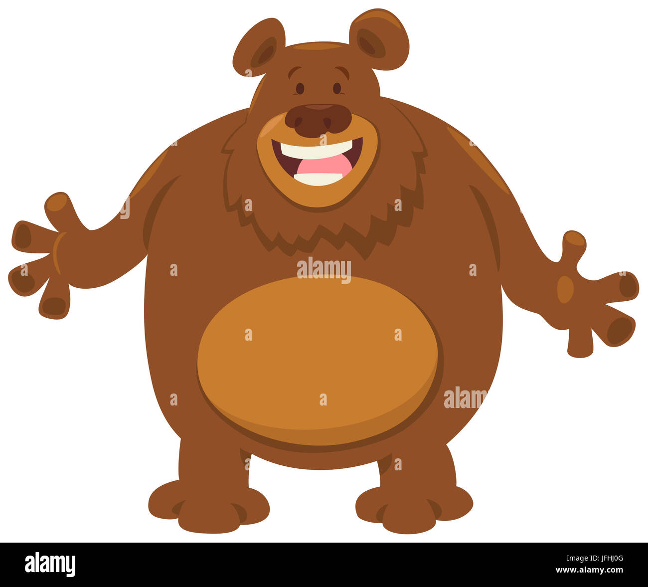 Orso animale cartoon Foto stock - Alamy