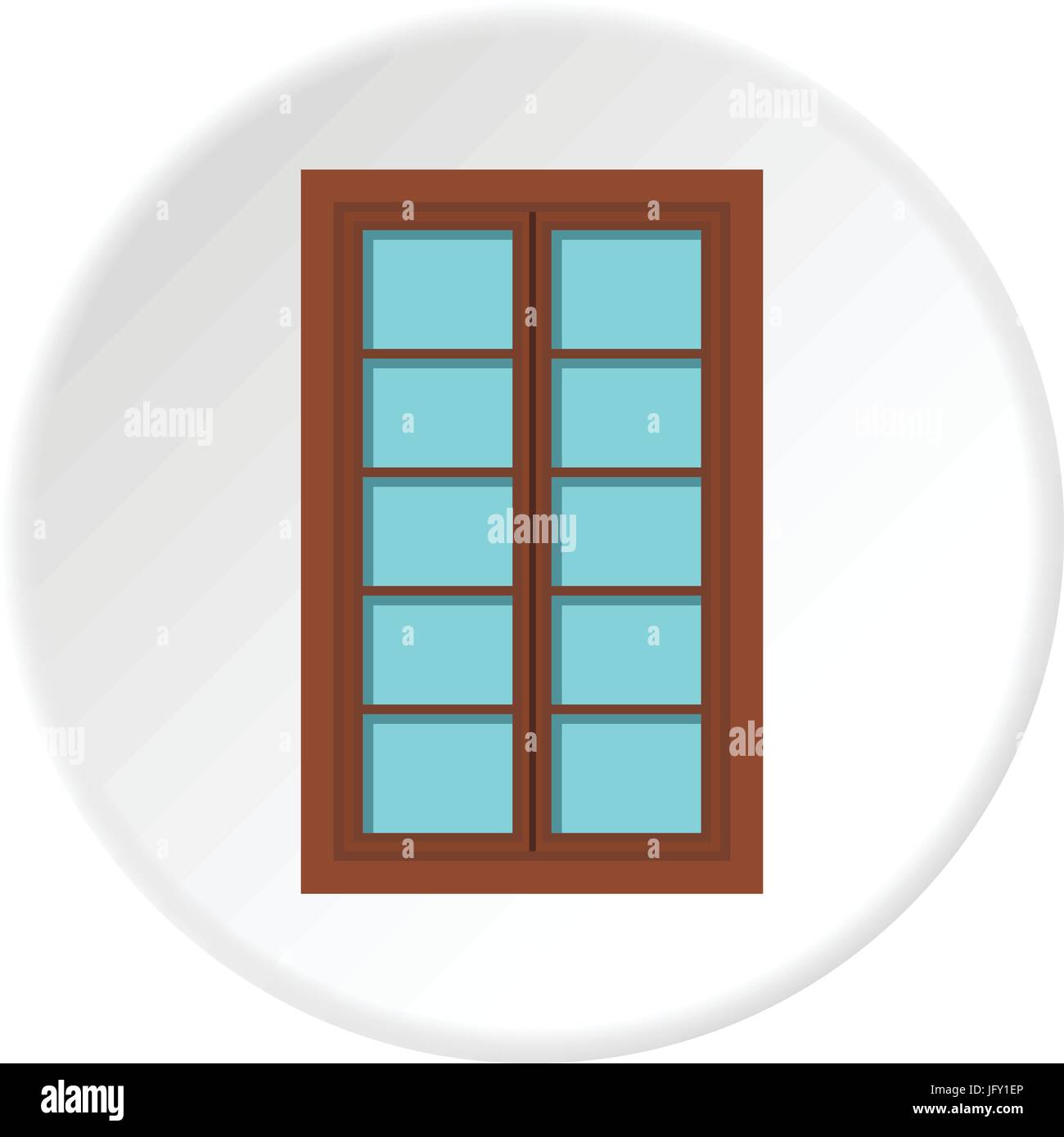 Finestra reticolare in legno Immagini Vettoriali Stock - Alamy