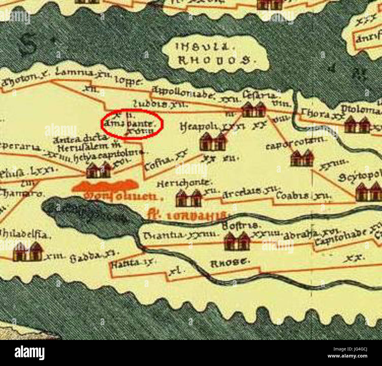 Peutinger map immagini e fotografie stock ad alta risoluzione - Alamy