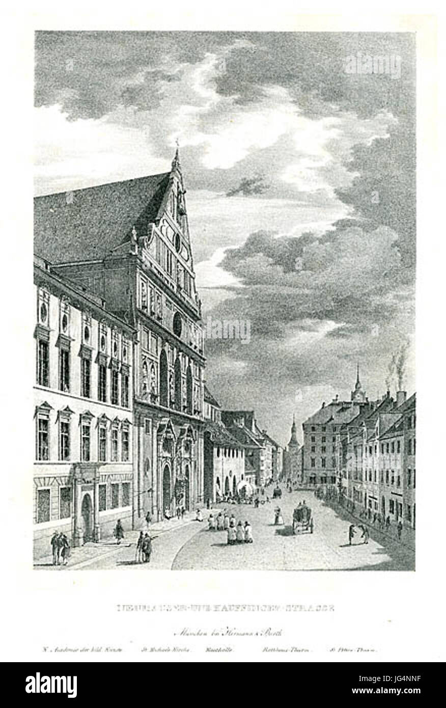 Neuhauser strasse munich immagini e fotografie stock ad alta ...