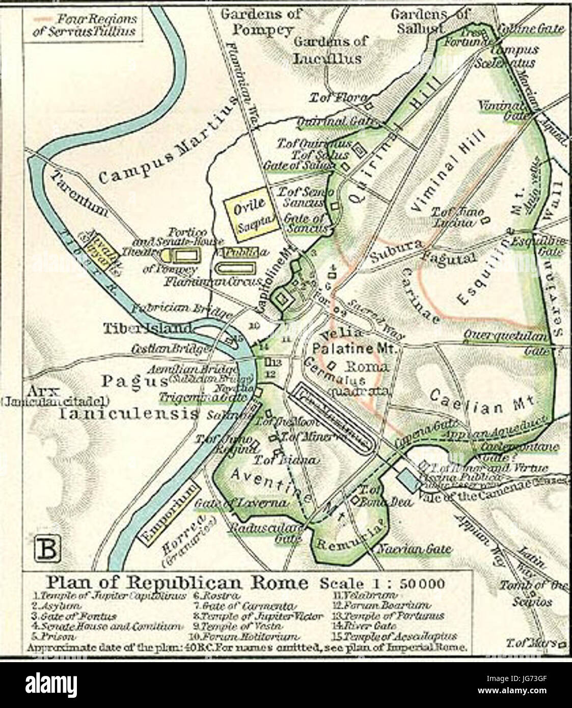 Mappa roma repubblicana immagini e fotografie stock ad alta risoluzione ...