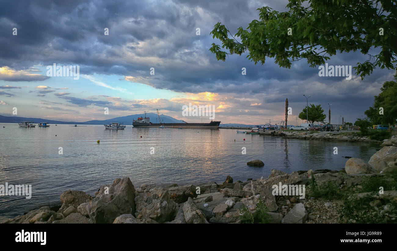 Spiaggia di stavros grecia immagini e fotografie stock ad alta ...