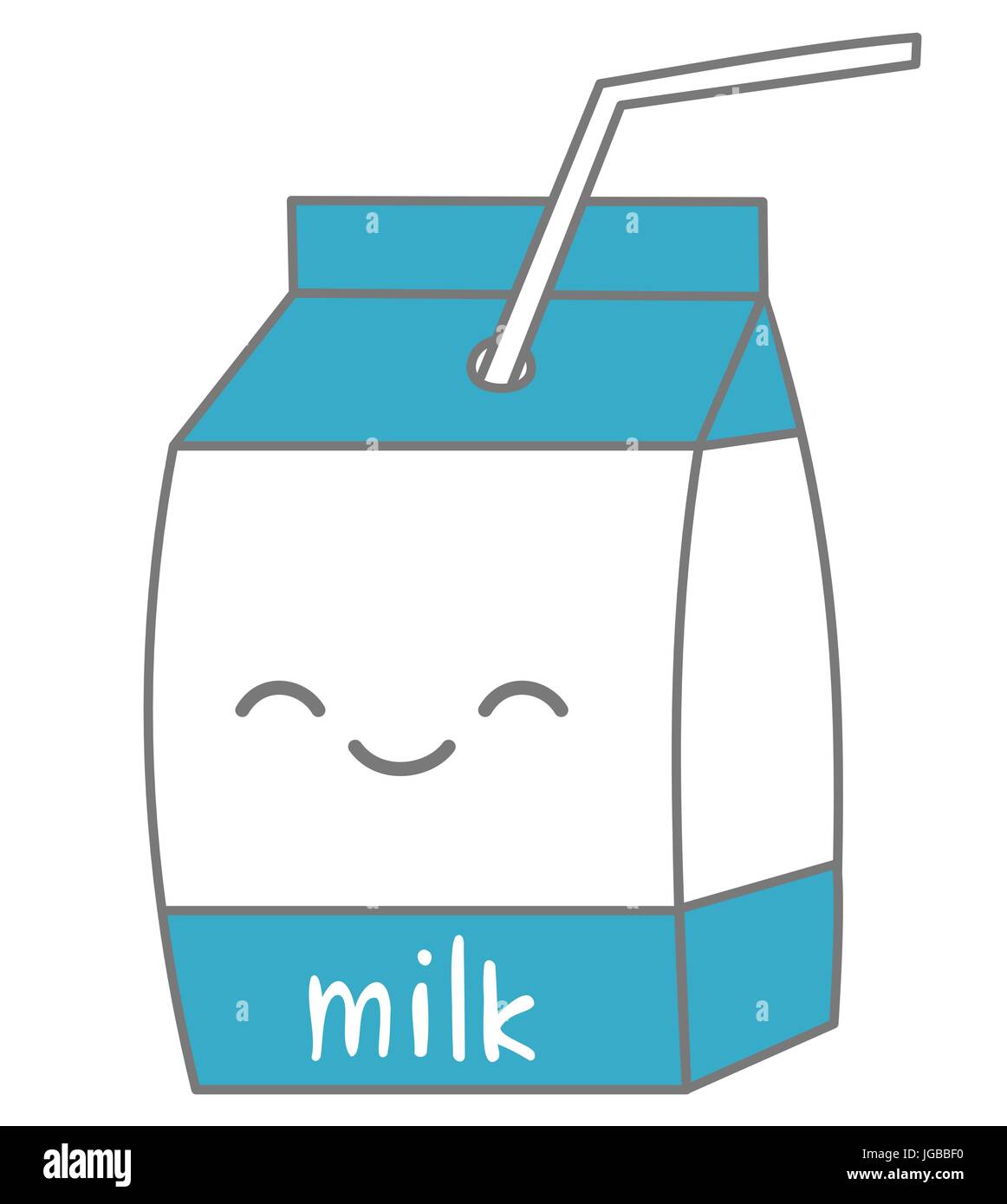 Cartone Animato Carino Del Latte