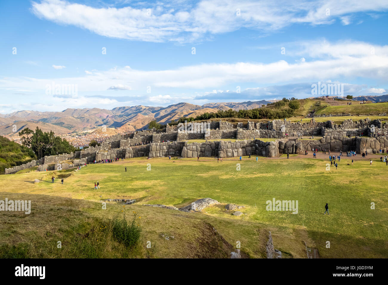 Rovine inca sacsayhuaman immagini e fotografie stock ad alta ...